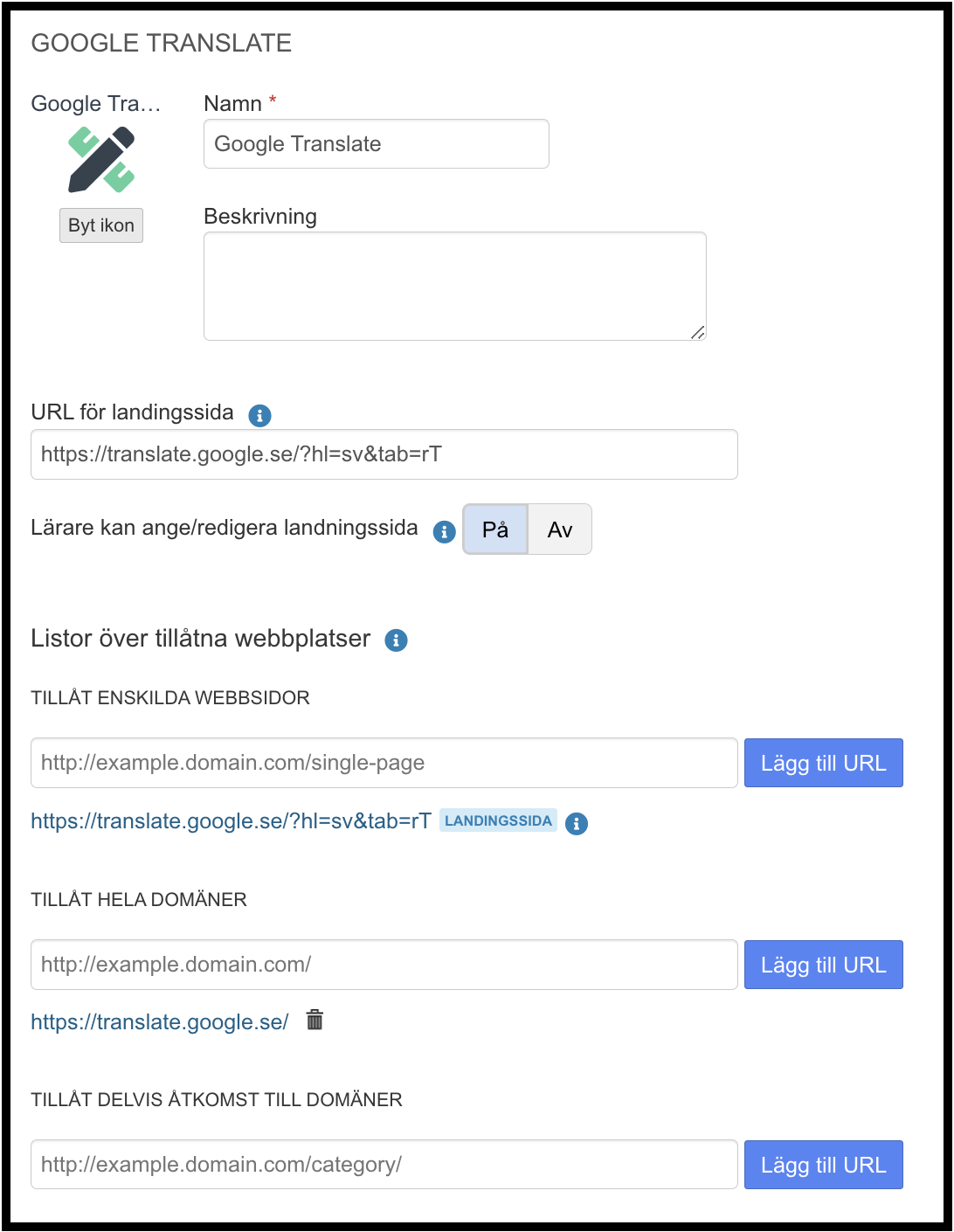 Externa Provverktyg vers ttning Bing Google Translate Digiexam