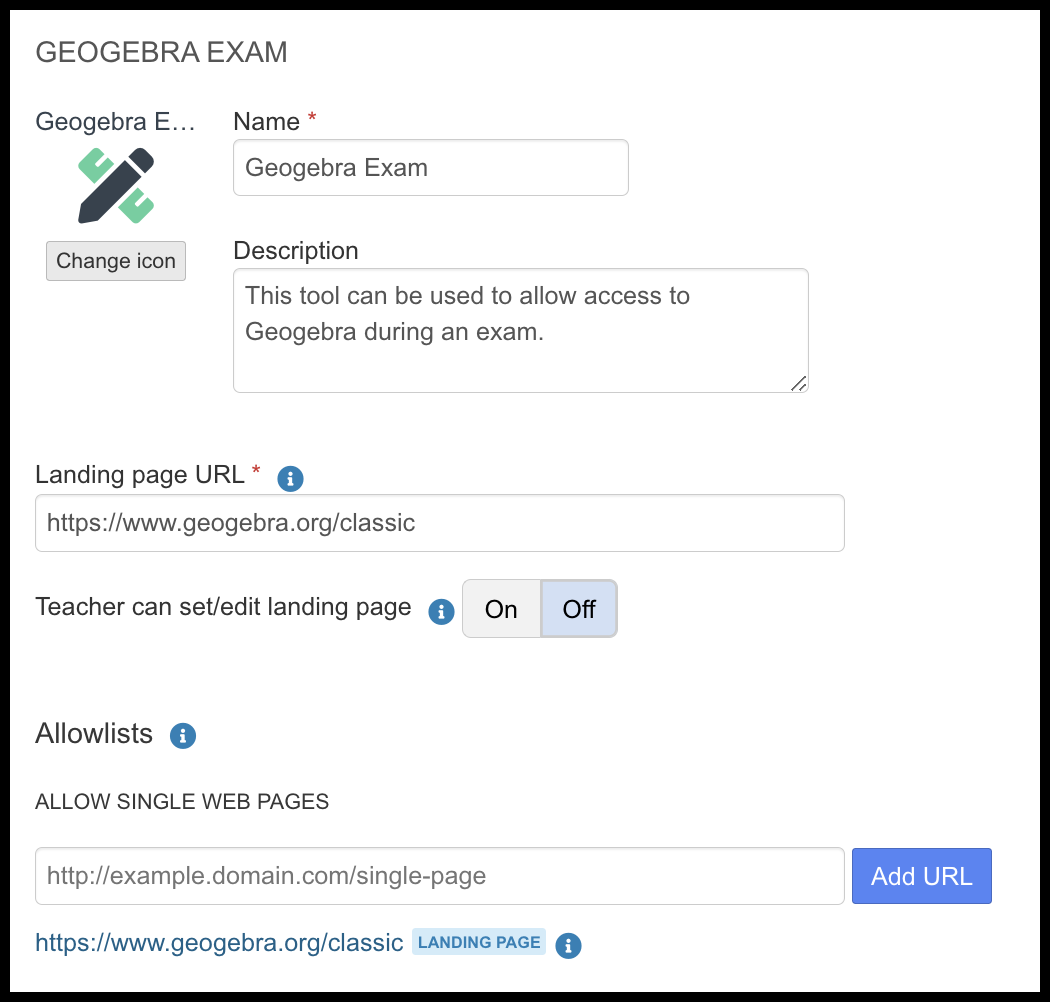 External exam tool - Geogebra – Digiexam Knowledge Center