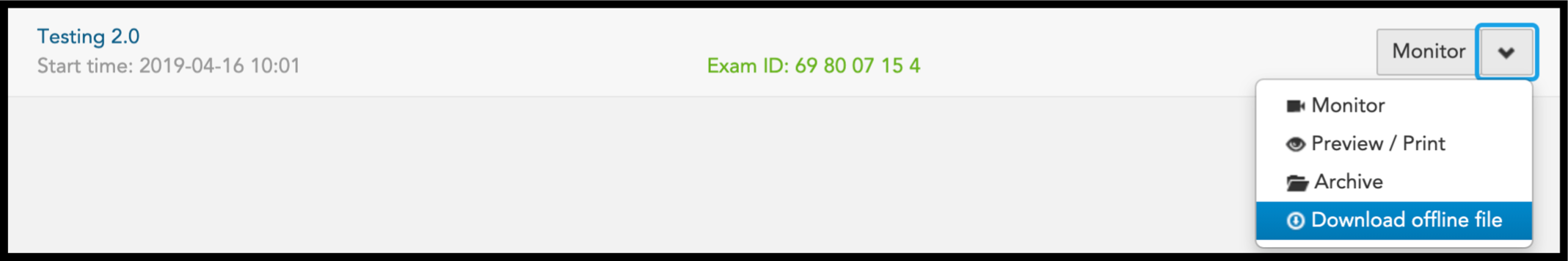 Offline exam files – Digiexam Knowledge Center